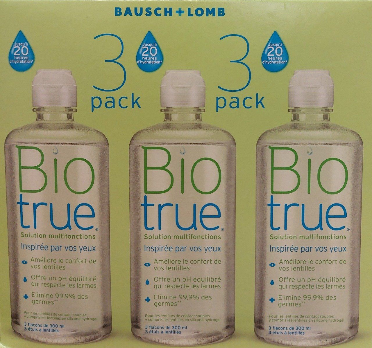 Bio True 3x300ml - Lydiegaouyatopticien